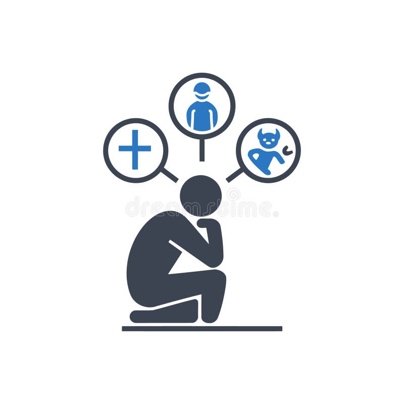 Decision Making Icon stock vector. Illustration of person - 372766633