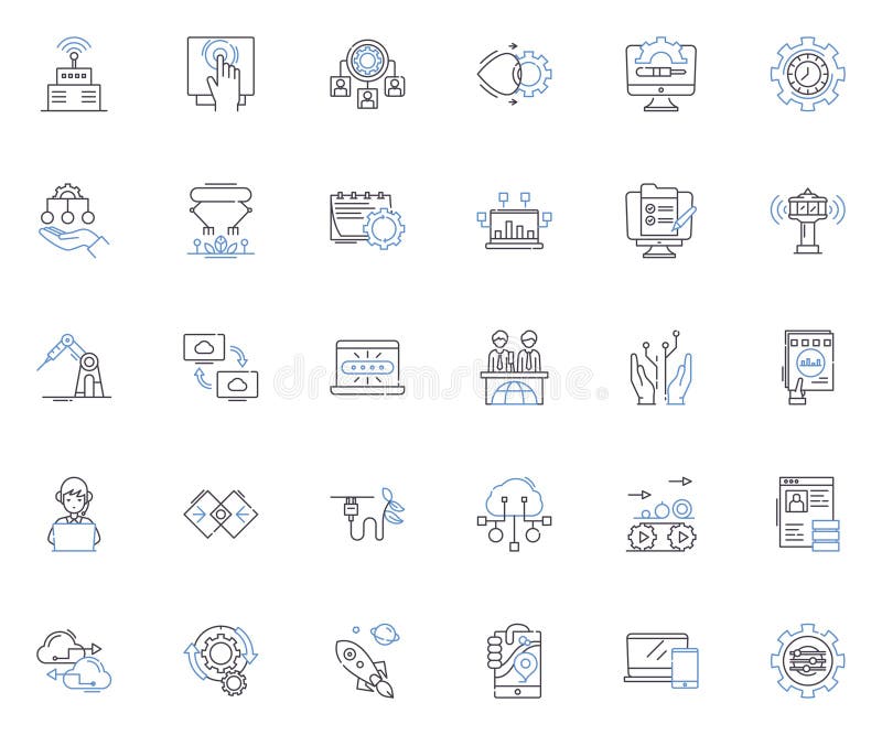Decision Making Line Icons Collection. Choice, Judgment, Resolve ...