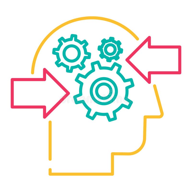 Decision Making Process Thin Line Vector Icon Stock Vector ...