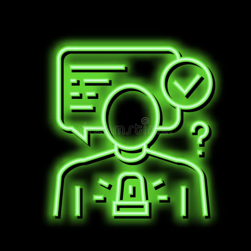 Decision Making Soft Skill Neon Glow Icon Illustration Stock ...