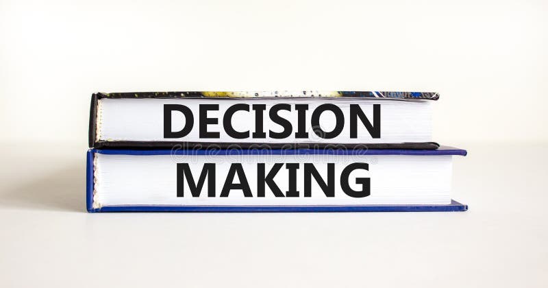 Decision Making Symbol. Concept Words Decision Making on Yellow Paper ...