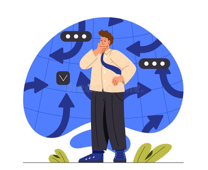 Decision Making Vector Concept Stock Vector - Illustration of selection ...