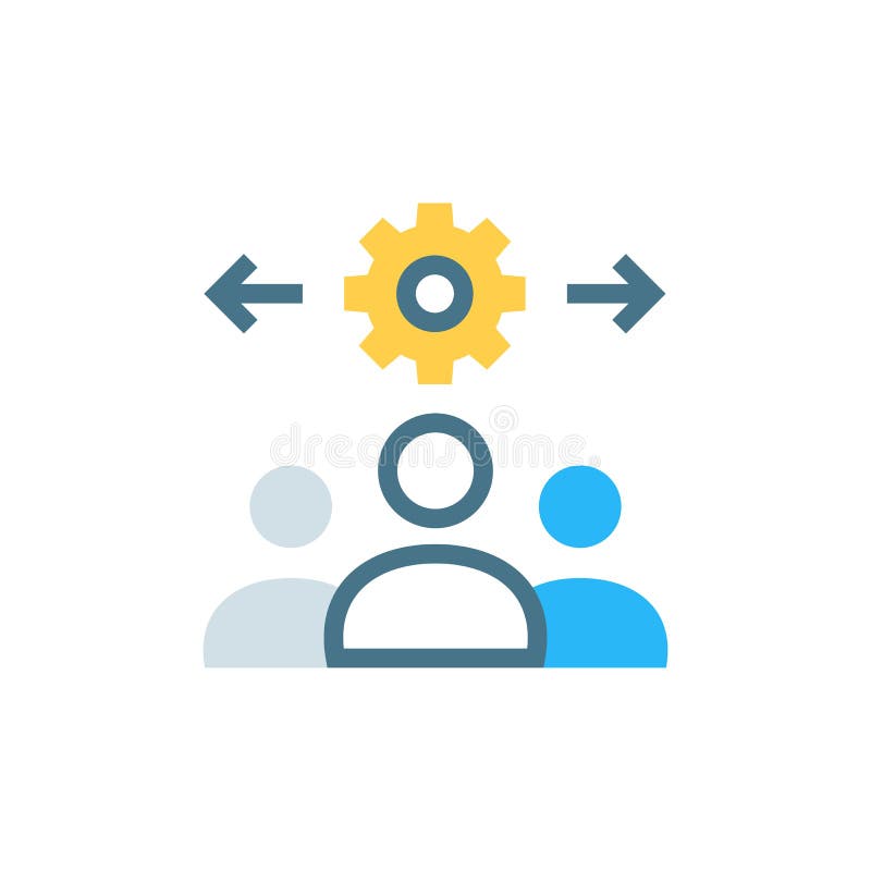DECISION MANAGEMENT Icon in . Logotype Stock Illustration ...