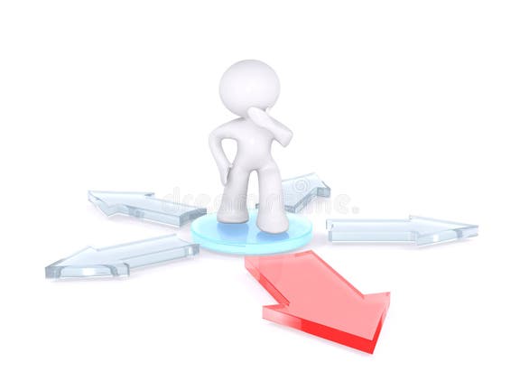 Decision Point Crossroads Stock Illustrations – 711 Decision Point ...