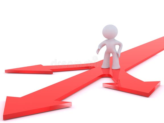 Decision Point Crossroads Stock Illustrations – 711 Decision Point ...