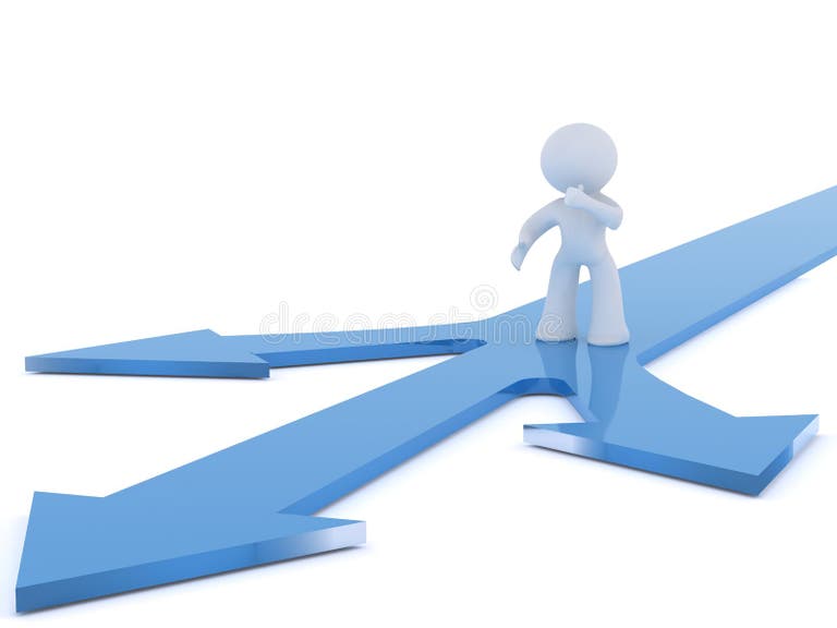 Decision Point Crossroads Stock Illustrations – 711 Decision Point ...