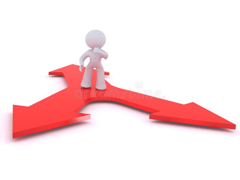 Decision Point Crossroads Stock Illustrations – 711 Decision Point ...