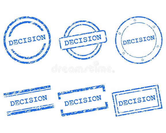 Decision stamps stock vector. Illustration of marketing - 142848202