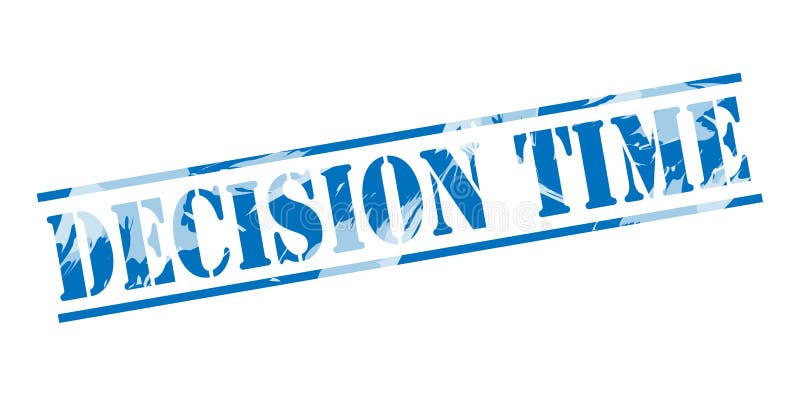Decision time stock illustration. Illustration of making - 6917036