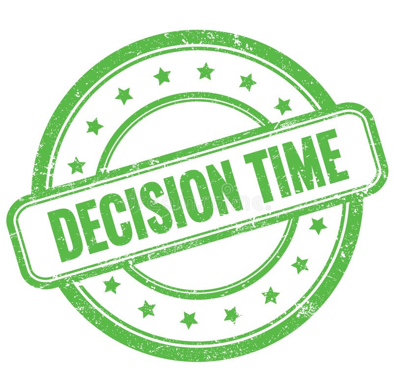 Decision time stock illustration. Illustration of making - 6917036