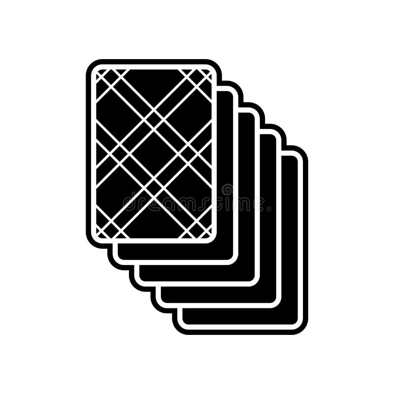 Deck of Cards on the Back Icon. Element of Casino for Mobile Concept ...
