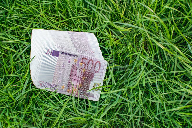 A Deck of Cards in the Form of Euro Banknotes Stock Image - Image of ...