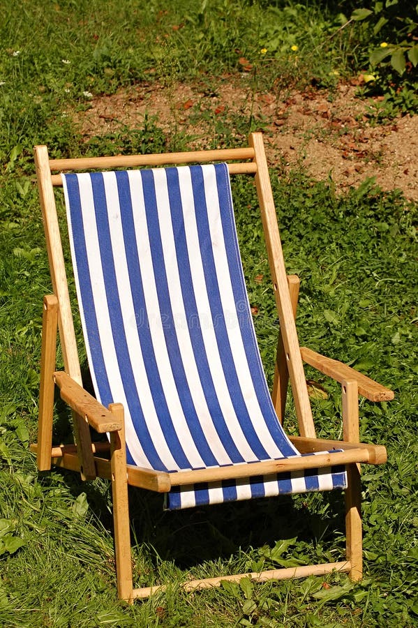 Deck chair stock photo. Image of resting, stripes, contact - 1253028