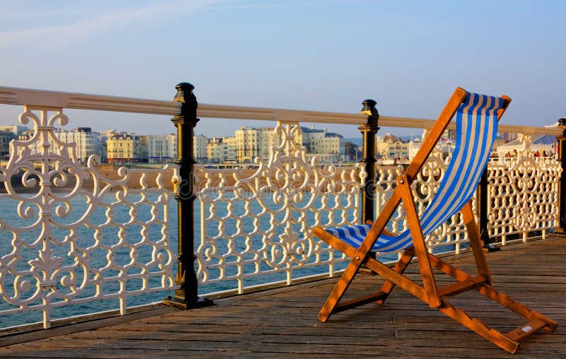 Deck Chair stock image. Image of europe, resort, beach - 7063771