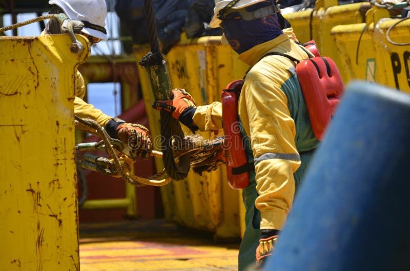 Deck crew working on deck stock photo. Image of crew - 85369794