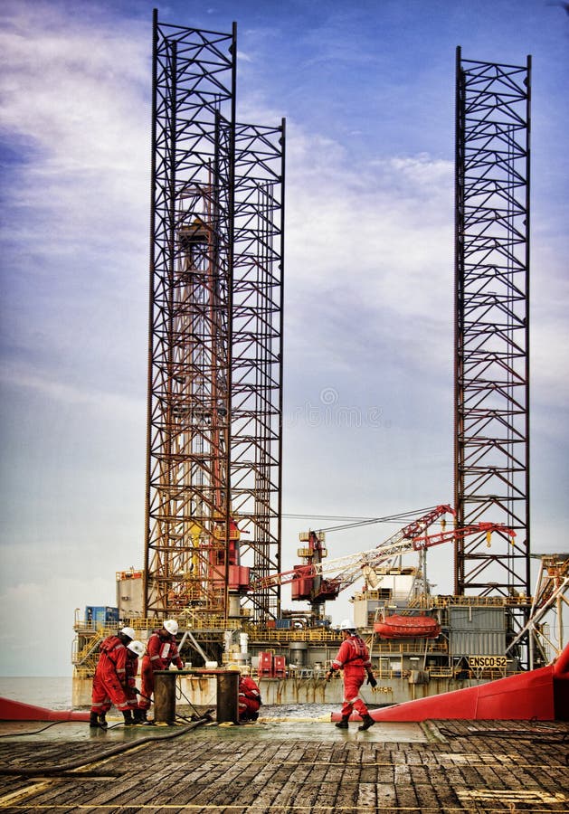 Deck crew working on deck editorial photography. Image of construction ...