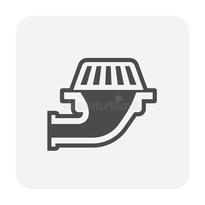 Deck drainage icon stock vector. Illustration of architecture - 155324530