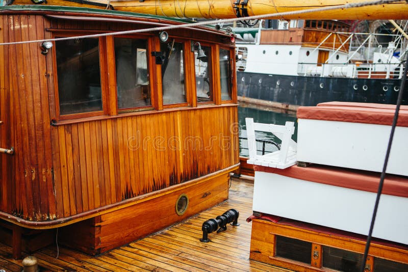 Deck of wooden ship stock photo. Image of deck, schooner - 95233300