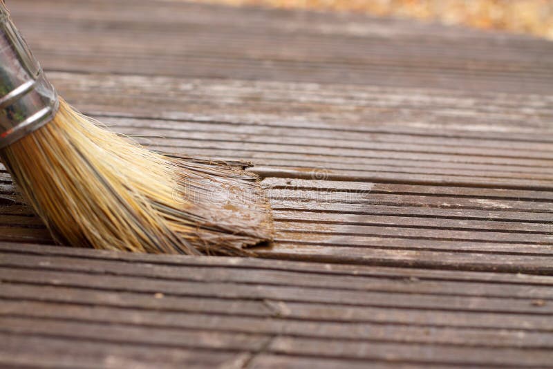 Decking painting staining stock photo. Image of painting - 72313154