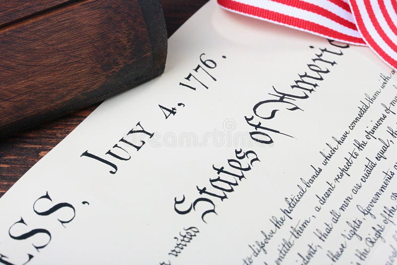 Declaration stock photo. Image of freedom, congress, paper - 14707948