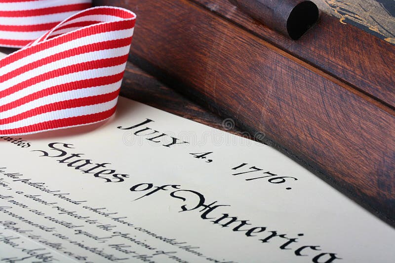 John Hancock S Signature US Constitution Stock Photo - Image of john ...