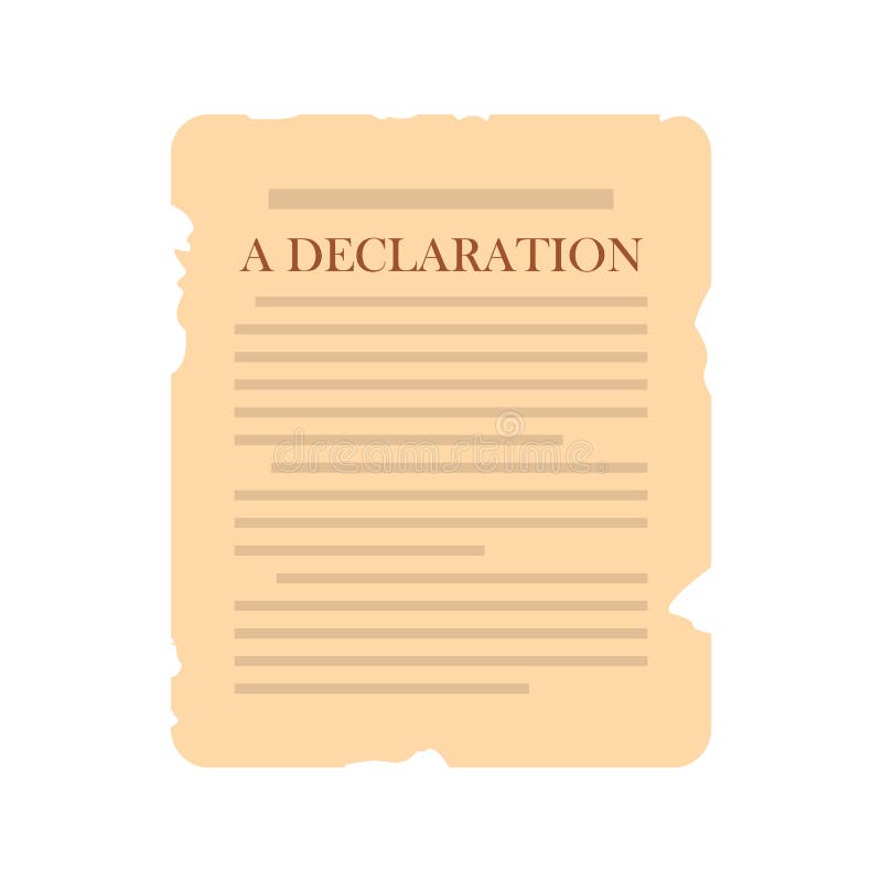 Declaration Stock Illustrations – 10,180 Declaration Stock ...