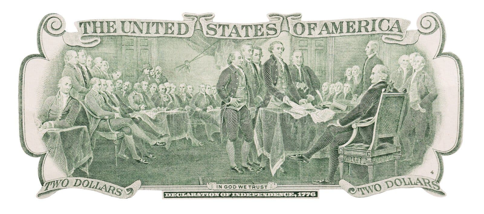 July 4th, 1776 - United States Bill of Rights Stock Photo - Image of ...