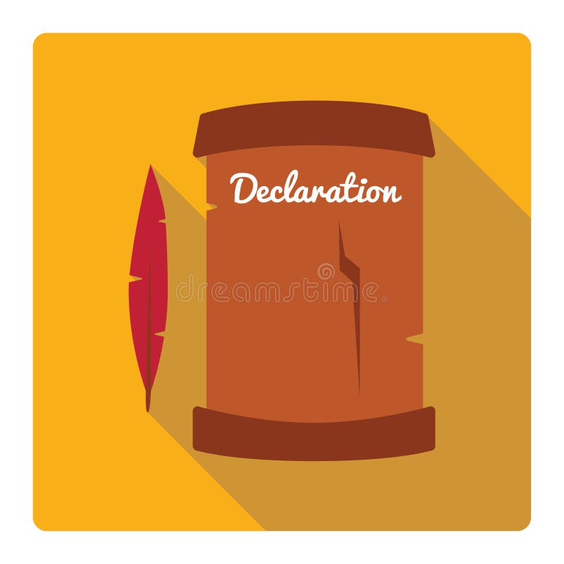 Declaration Independence Scroll Stock Illustrations – 99 Declaration ...