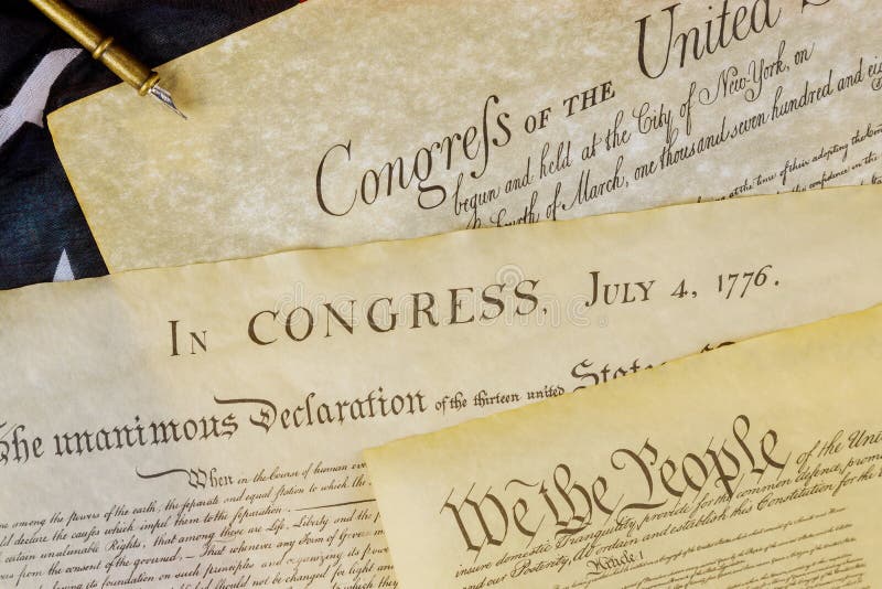 US Constitution - we the People Stock Image - Image of american ...