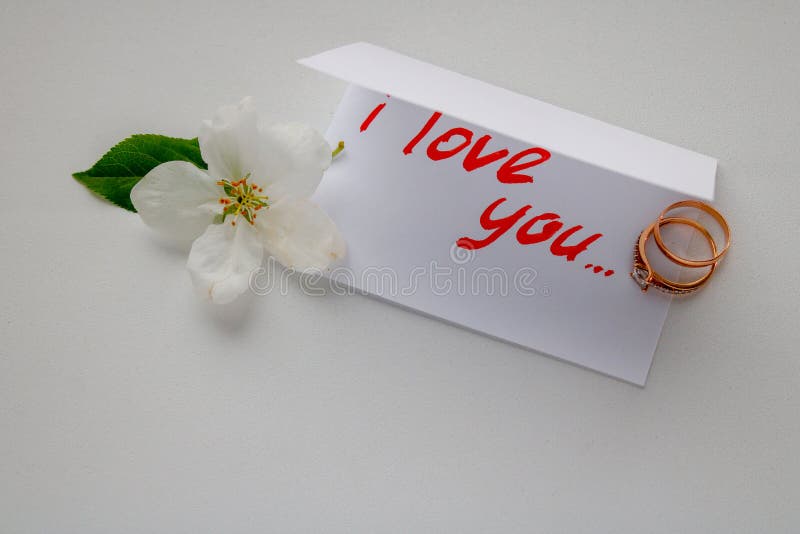 Declaration of love stock photo. Image of heart, card - 182953258