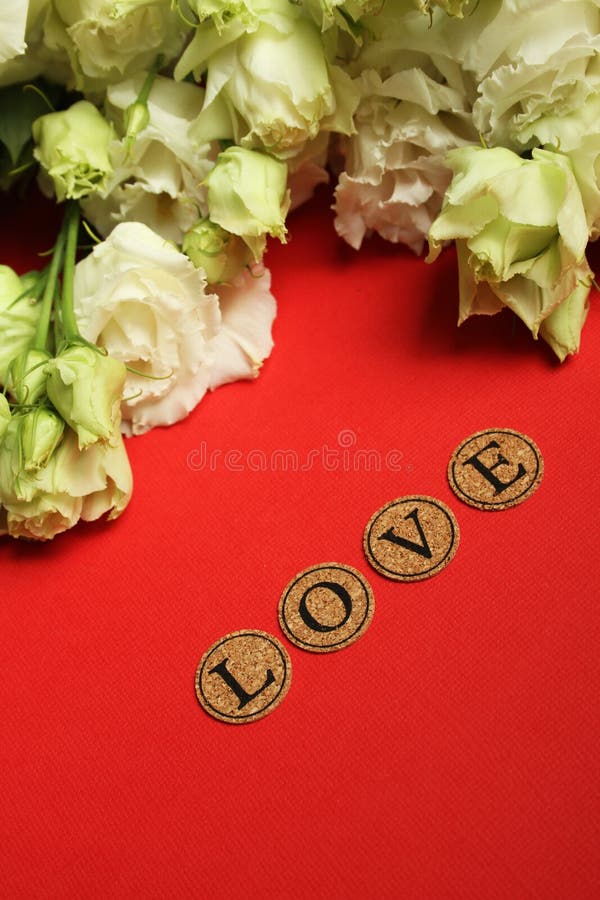 Declaration of Love. Background for Postcard Stock Photo - Image of ...