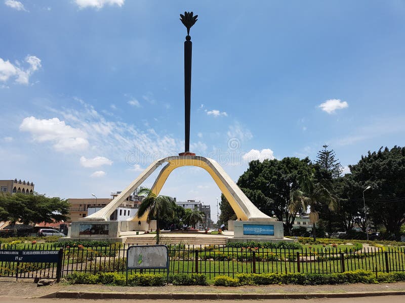 Declaration Monument, Arusha Editorial Stock Photo - Image of ...