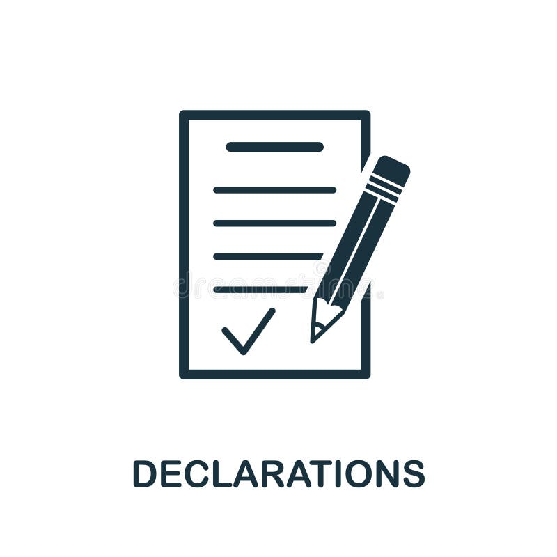 Written Declarations Stock Illustrations – 25 Written Declarations ...