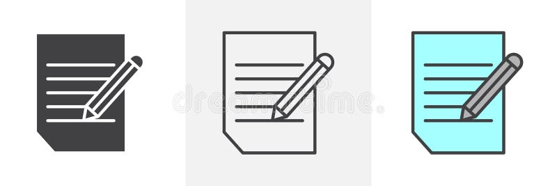 Declarations icon vector stock illustration. Illustration of ...