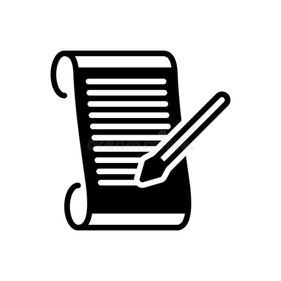 Black Solid Icon for Declare, Proclaim and Promulgate Stock Vector ...