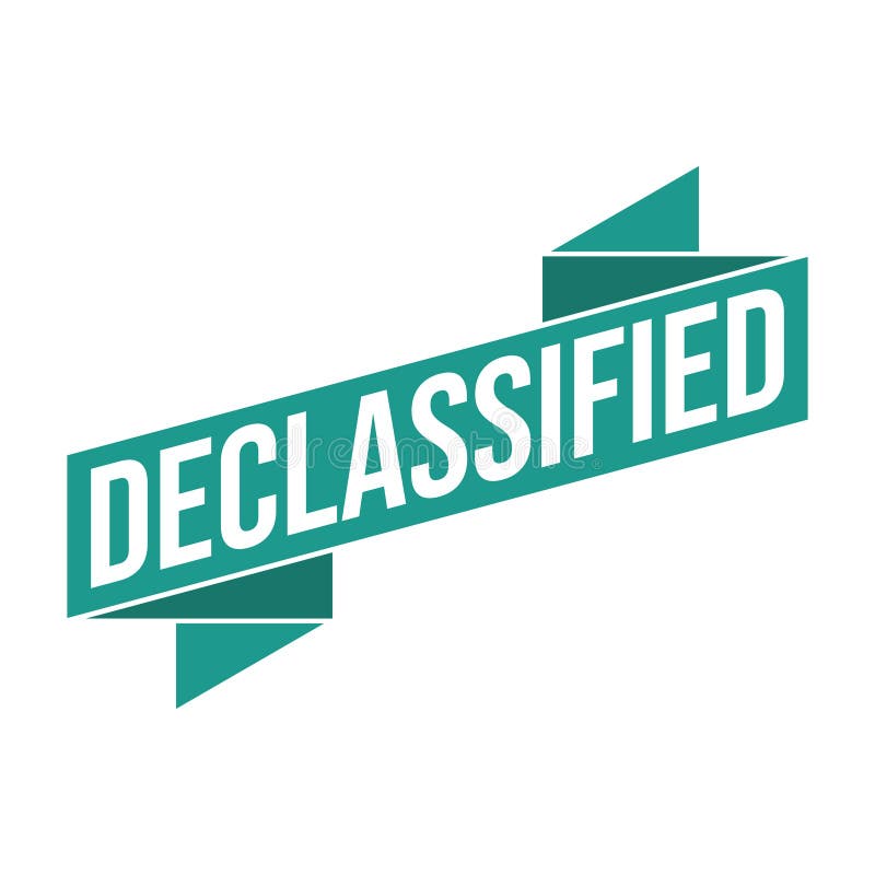 Declassified Letter Rubber Stamp Vector Design Template Stock ...
