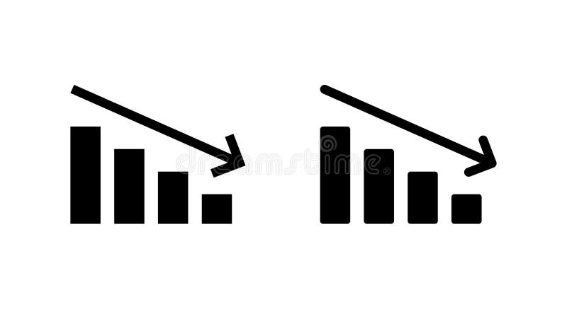 Decline Arrow Icon Stock Illustrations – 7,971 Decline Arrow Icon Stock Illustrations, Vectors ...
