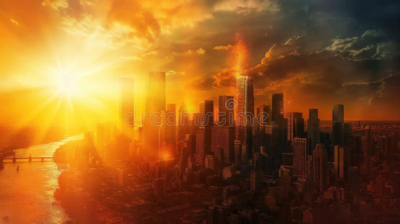 The Decline of Modern Civilization Stock Photo - Image of world, trash ...