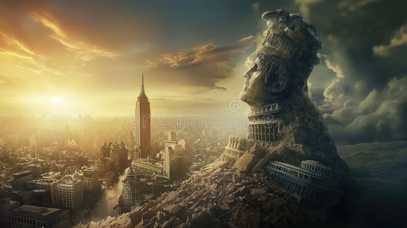 The Decline of Modern Civilization Stock Photo - Image of crime, world ...