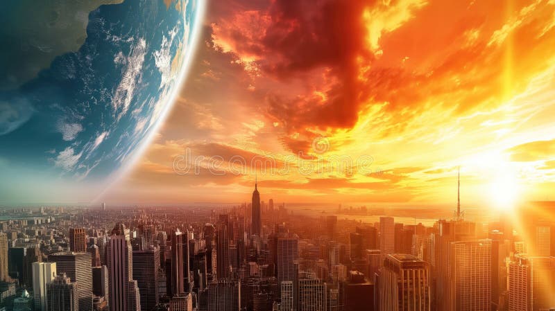 The Decline of Modern Civilization Stock Image - Image of recycle ...