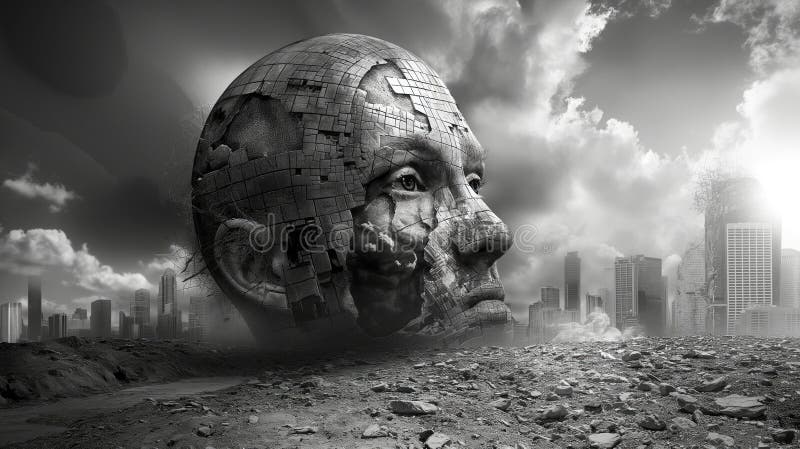 The Decline of Modern Civilization Stock Photo - Image of sustainable ...