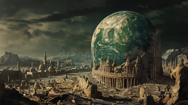 The Decline of Modern Civilization Stock Photo - Image of garbage ...