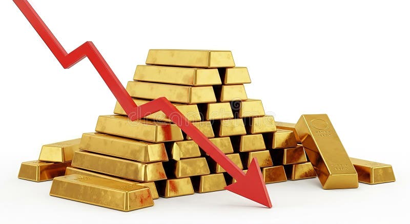 Decline in Precious Metals Value: a Visual Representation of Gold Price ...