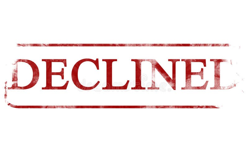 Declined, Rejected Bold Vector Icon Which Can Easily Edit Stock ...