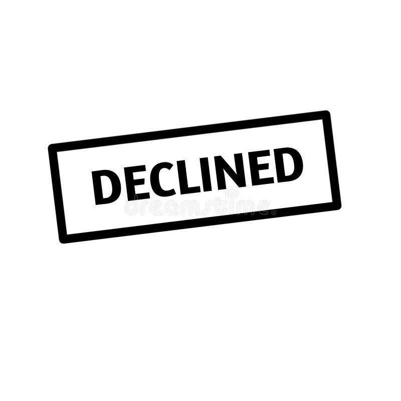 Declined Logo Stock Illustrations – 162 Declined Logo Stock ...