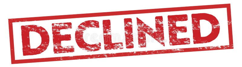 Declined Vintage Red Stamp Tag Banner Vector Stock Illustration ... Declined Vintage Red Stamp Tag Banner Vector Stock Illustration ...
