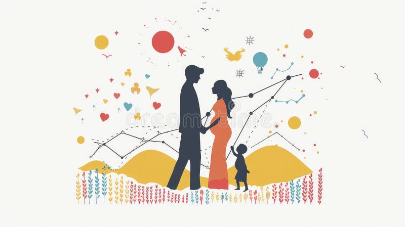 Declining Birth Rates: a Social Challenge Stock Image - Image of ...