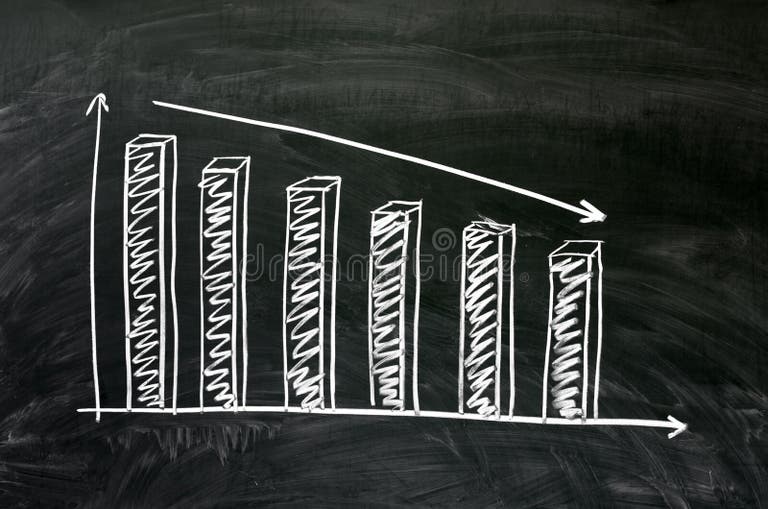 Declining chart stock illustration. Illustration of interface - 40882866