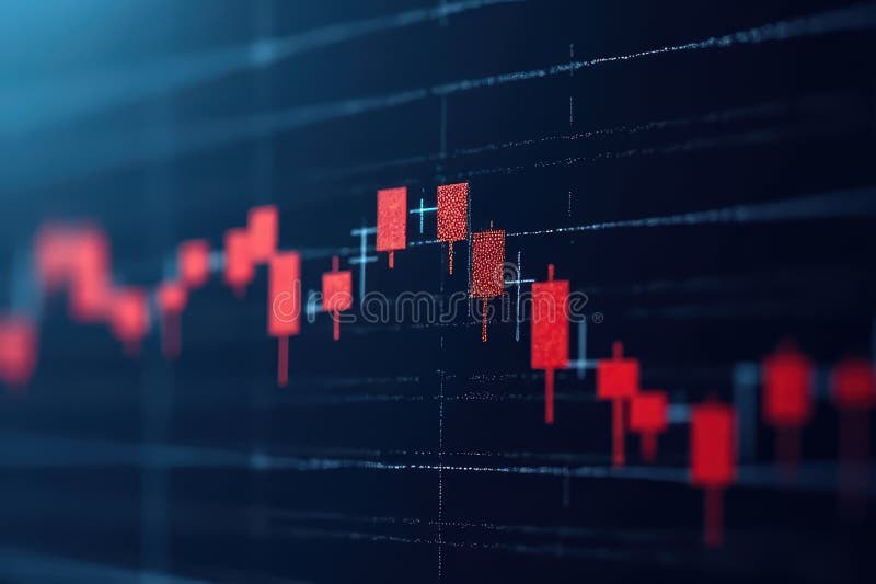 Price Drop Chart Visualization Stock Illustration - Illustration of ...