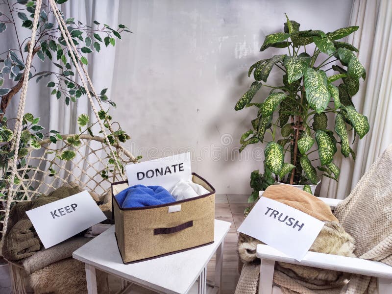 Decluttering Dress According To the Konmari Method. the Various ...